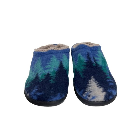 L.L. Bean | Shoes | Ll Bean Womens Daybreak Scuffs Blue Ombre Trees ...